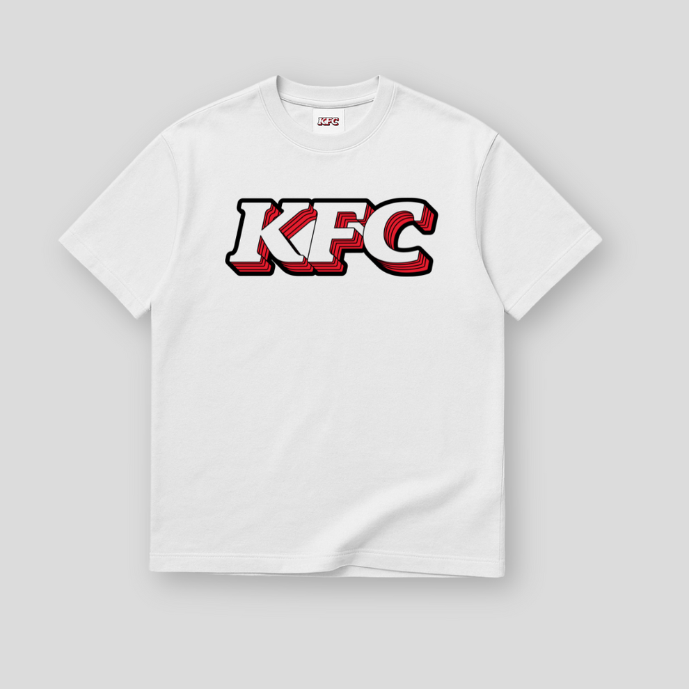3D KFC logo tee - White – KFC UK&I Shop